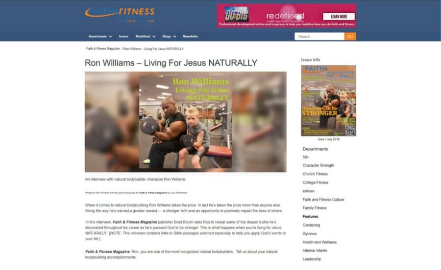 About Ron Williams - Ron Williams Champion